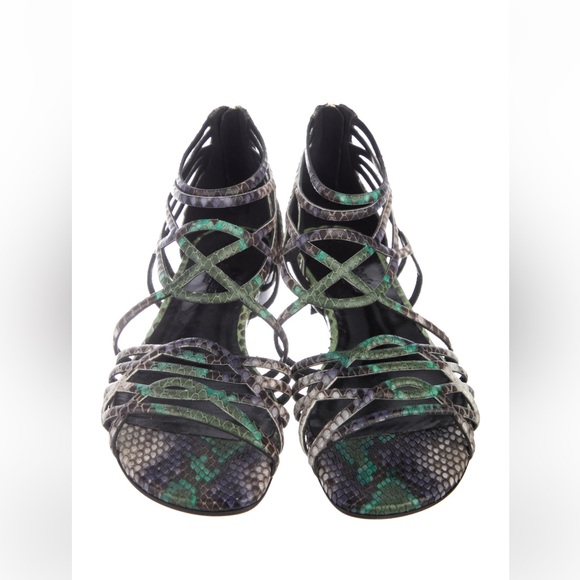 Hermes | Shoes | Herms Python Cage Sandle Size 6 36 | Poshmark